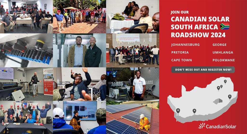 CANADIAN SOLAR SOUTH AFRICA ROADSHOW 2024 - SAPVIA
