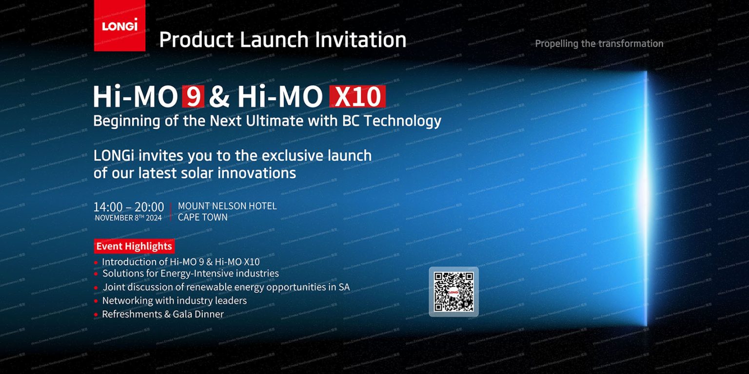 INVITE - LONGi Product Lauch - Hi-MO 9 launch and high-energy consuming ...